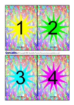 Colour 1-100 number cards (SB130) - SparkleBox