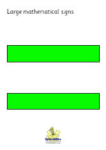 Large mathematical symbols (SB147) - SparkleBox