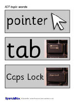 ICT topic word cards (SB160) - SparkleBox