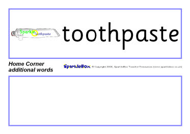 Home Corner role-play additions (SB301) - SparkleBox