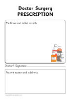 Doctors Surgery role-play pack (SB368) - SparkleBox