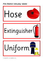 Fire Station role-play pack (SB387) - SparkleBox