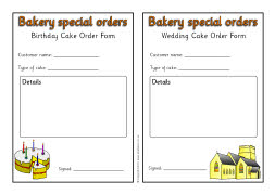 Bakery role-play pack (SB396) - SparkleBox