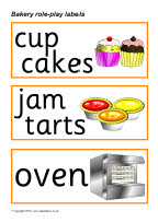 Bakery role-play pack (SB396) - SparkleBox