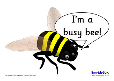 Busy Bee target sheets (SB48) - SparkleBox