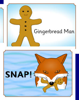 Gingerbread Man visual aids (SB465) - SparkleBox