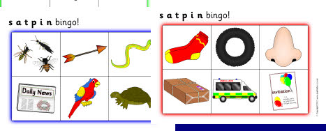 SATPIN bingo (SB466) - SparkleBox