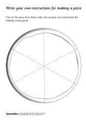 Write-your-own pizza instructions sheets (SB506) - SparkleBox