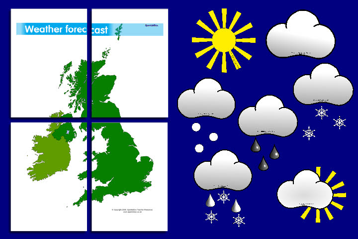 Weather forecasting role-play pack (SB510) - SparkleBox
