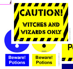 Science/potions lab role-play pack (SB550) - SparkleBox