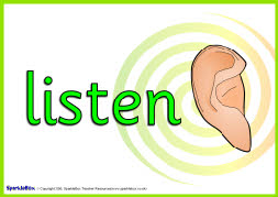 Listening Area signs (SB576) - SparkleBox