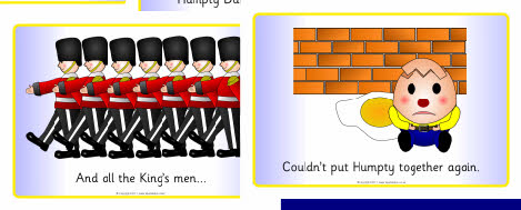 Humpty Dumpty visual aids (SB648) - SparkleBox