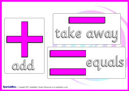 Maths Area signs (SB675) - SparkleBox