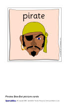 Pirate-themed cards (SB684) - SparkleBox