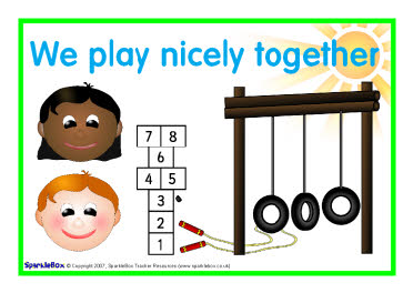 Outdoor play signs (SB780) - SparkleBox