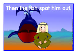 Jonah and the Big Fish visual aids (SB787) - SparkleBox