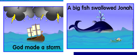Jonah and the Big Fish visual aids (SB787) - SparkleBox