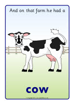 Old Macdonald had a farm visual aids (SB861) - SparkleBox