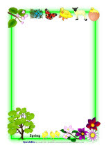 Seasons page borders (SB894) - SparkleBox