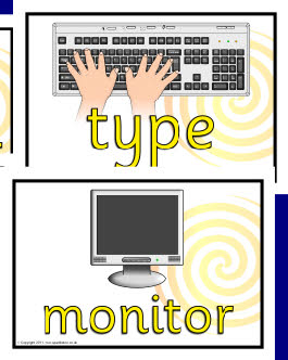 Computer Area signs (SB926) - SparkleBox