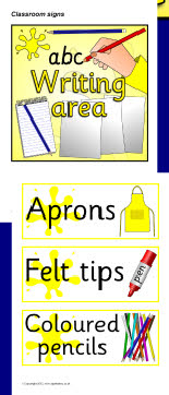 Yellow-themed classroom signs and labels pack (SB945) - SparkleBox