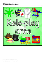 Green-themed classroom signs and labels pack (SB941) - SparkleBox