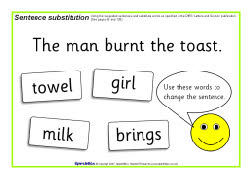 Phase 4 sentence substitution mats (SB985) - SparkleBox