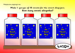 Multiplication playdough mats (SB3296) - SparkleBox