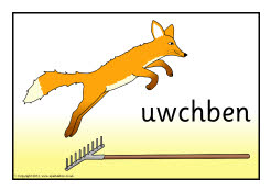 Rosie’s Walk prepositions posters - Welsh (SB6336) - SparkleBox