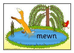 Rosie’s Walk prepositions posters - Welsh (SB6336) - SparkleBox