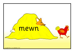 Rosie’s Walk prepositions posters - Welsh (SB6336) - SparkleBox