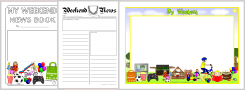 Weekend/Holiday News Writing Frames