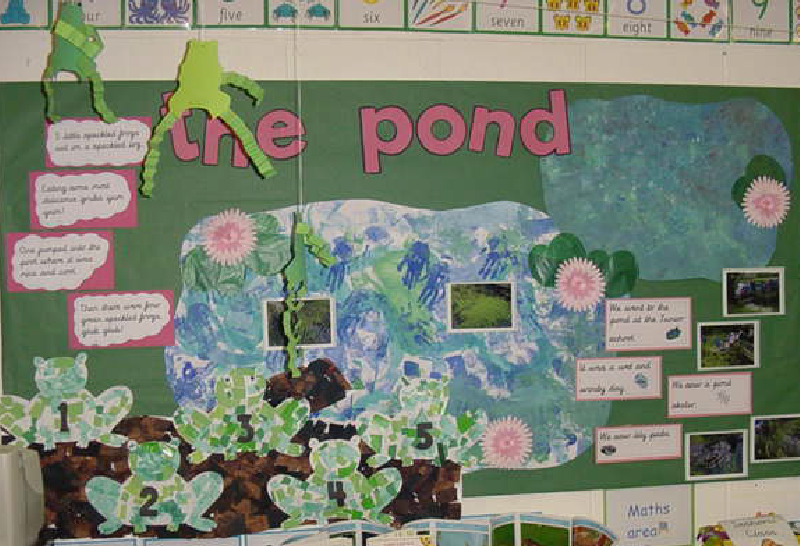 The Pond Classroom Display Photo - SparkleBox