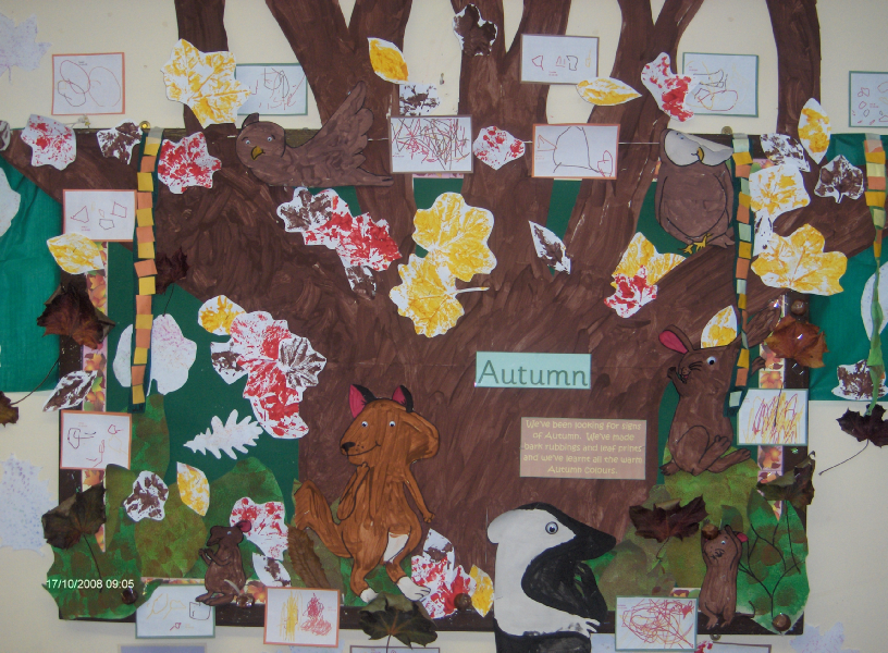 Autumn Tree Classroom Display Photo - SparkleBox