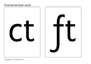 Final Blends Teaching Resources and Printables - SparkleBox