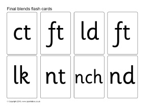 Final Blends Teaching Resources and Printables - SparkleBox