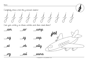Letter J Phonics Activities and Printable Teaching Resources - SparkleBox