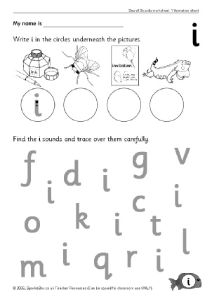 Letter I Sea of Sounds Phonics Teaching Resources - SparkleBox