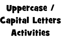 Uppercase letters & capital letters activities, games, printable ...