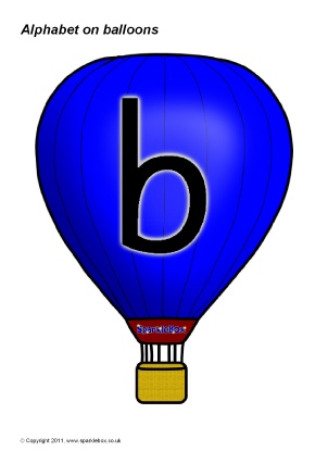 Hot Air Balloon Alphabet & Phonics Printable Classroom Display ...