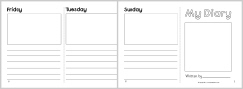 Diary Writing Frames