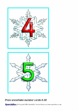 Winter-Themed Number Classroom Display Resources - SparkleBox