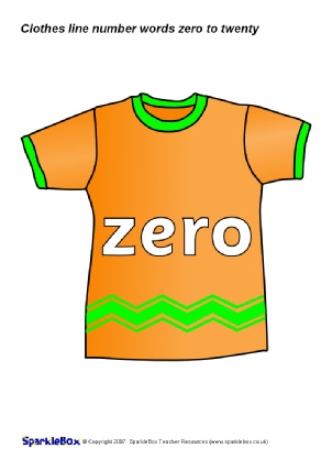 Clothes Line Number Classroom Display Resources - SparkleBox