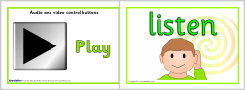 Listening Area Signs and Labels