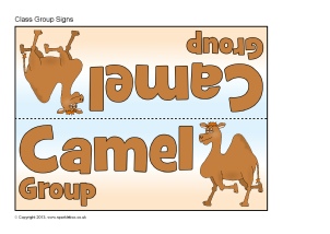 Camel-themed Classroom Printables - SparkleBox