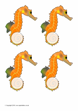 Seahorse-Themed Classroom Printables - SparkleBox