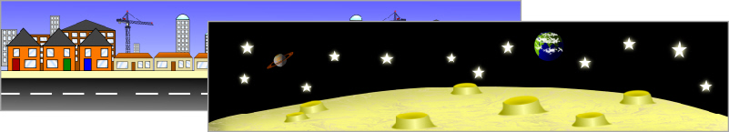 Small world and sand tray backdrops (SB1077) - SparkleBox