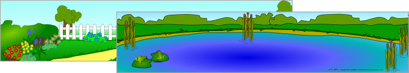 Small World/sand tray scenery backdrops 2 (SB1252) - SparkleBox