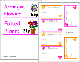 Flower Shop/Florists role-play pack (SB4042) - SparkleBox