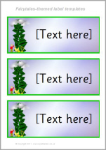 Fairytale-themed classroom label templates (SB4761) - SparkleBox